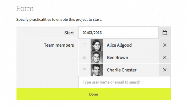Form fields with multiple values - SAP Signavio