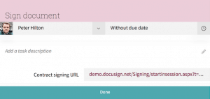 DocuSign Workflow Integration for Document Signing - SAP Signavio