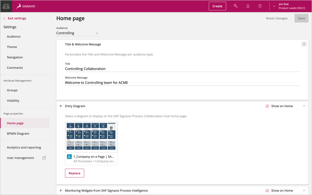 SAP Signavio Process Collaboration Hub