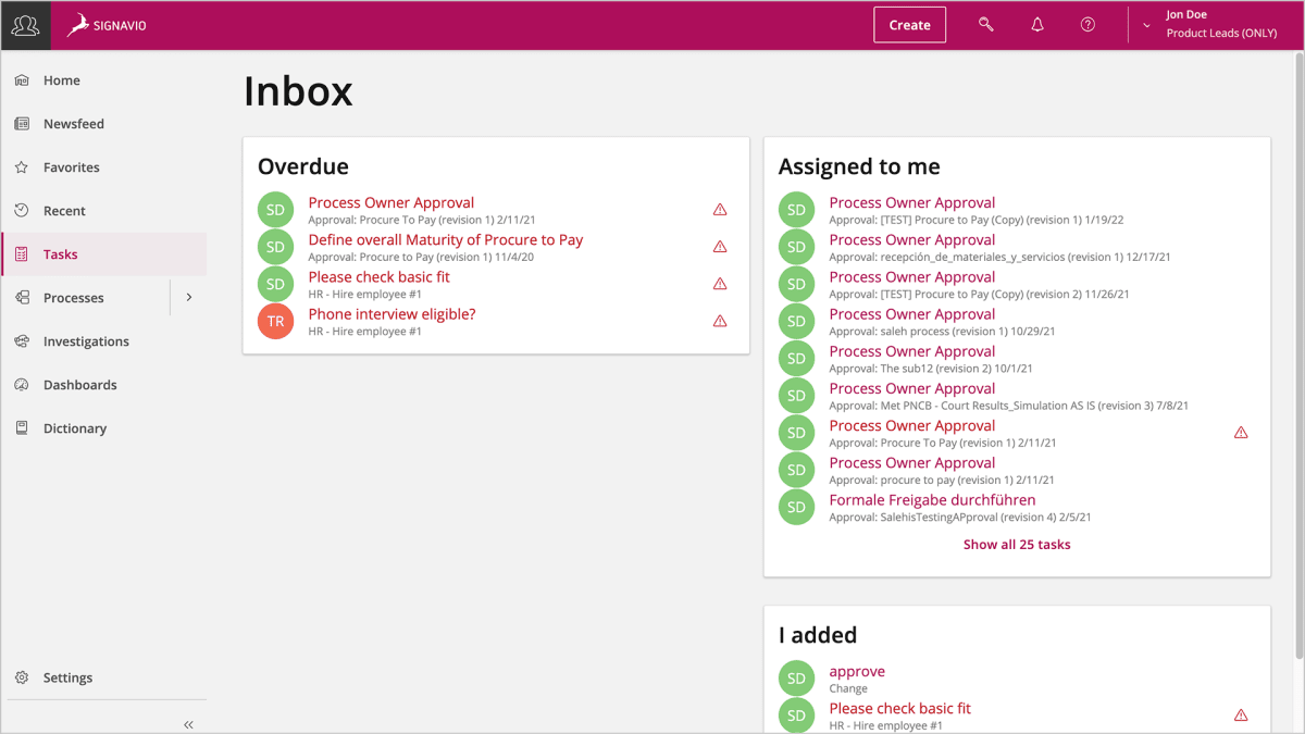 SAP Signavio Process Governance - Workflow Management for All