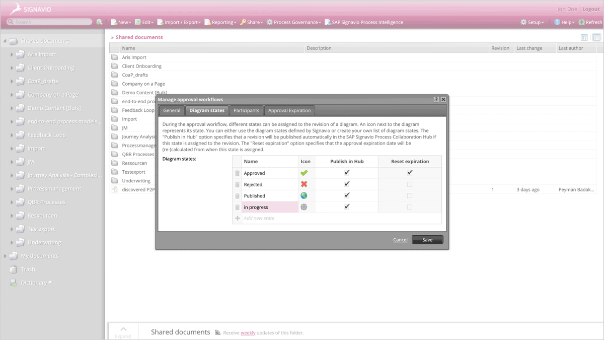 SAP Signavio Process Governance - Workflow Management for All