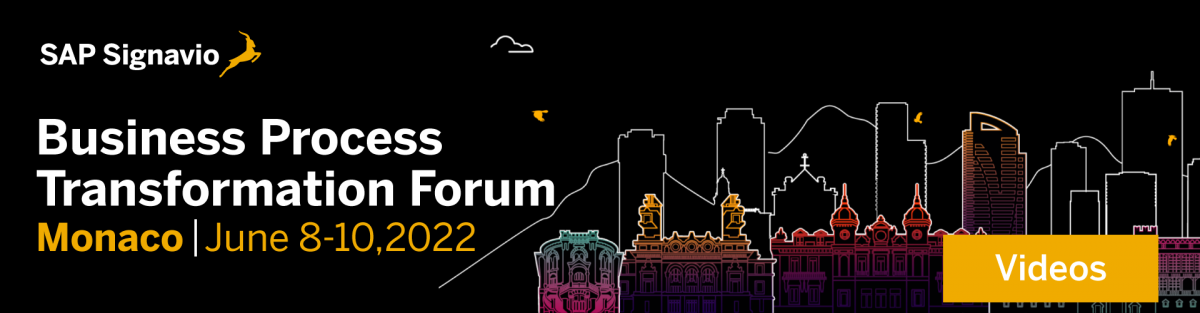 Event Videos - SAP Signavio