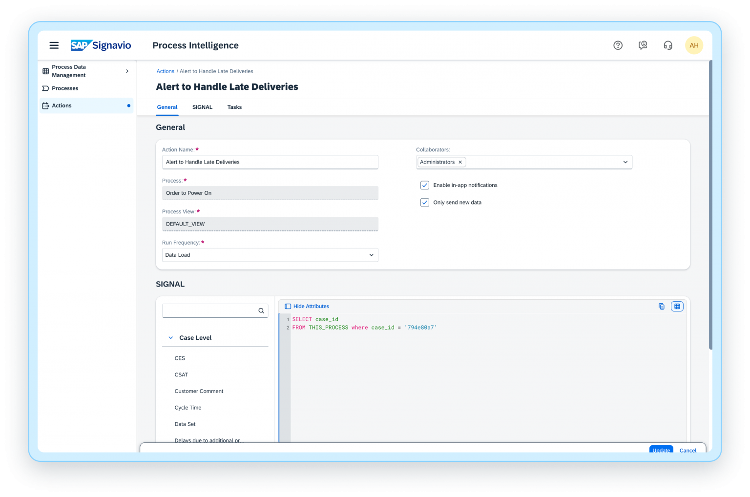SAP Signavio Process Intelligence