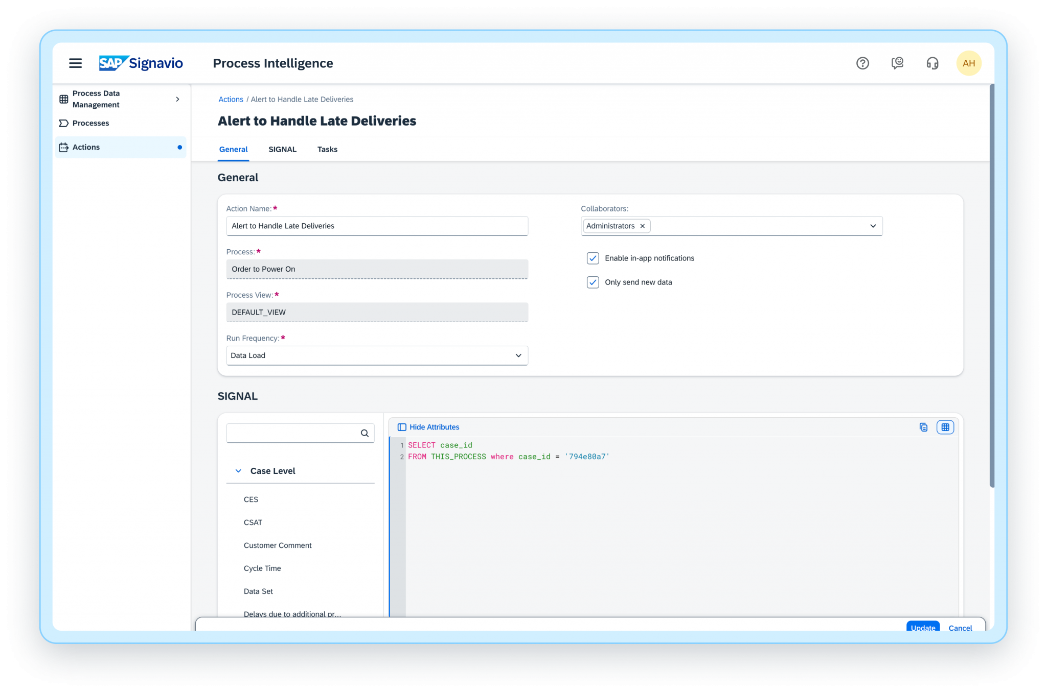 SAP Signavio Process Intelligence