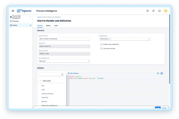 SAP Signavio Process Intelligence