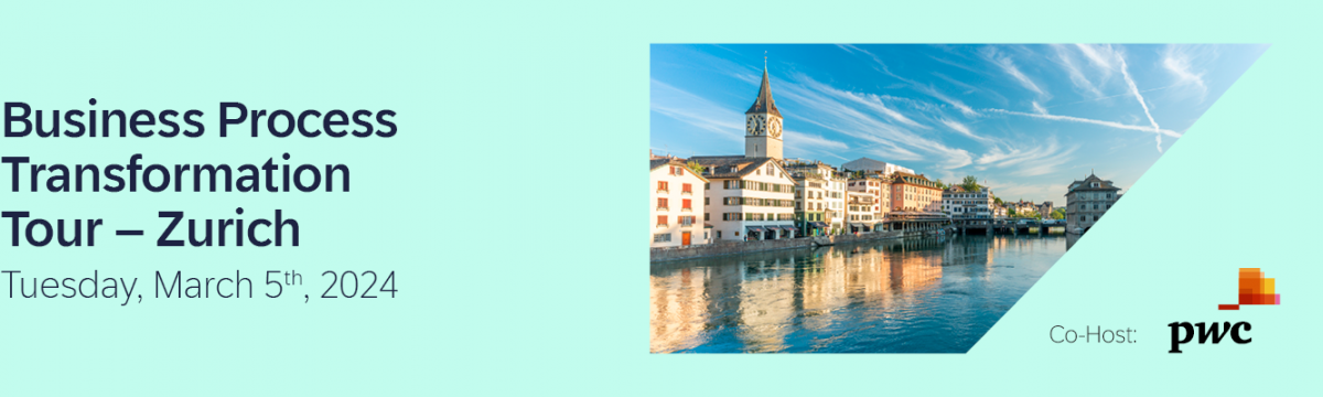 Business Process Transformation Tour Zurich 2024 - SAP Signavio