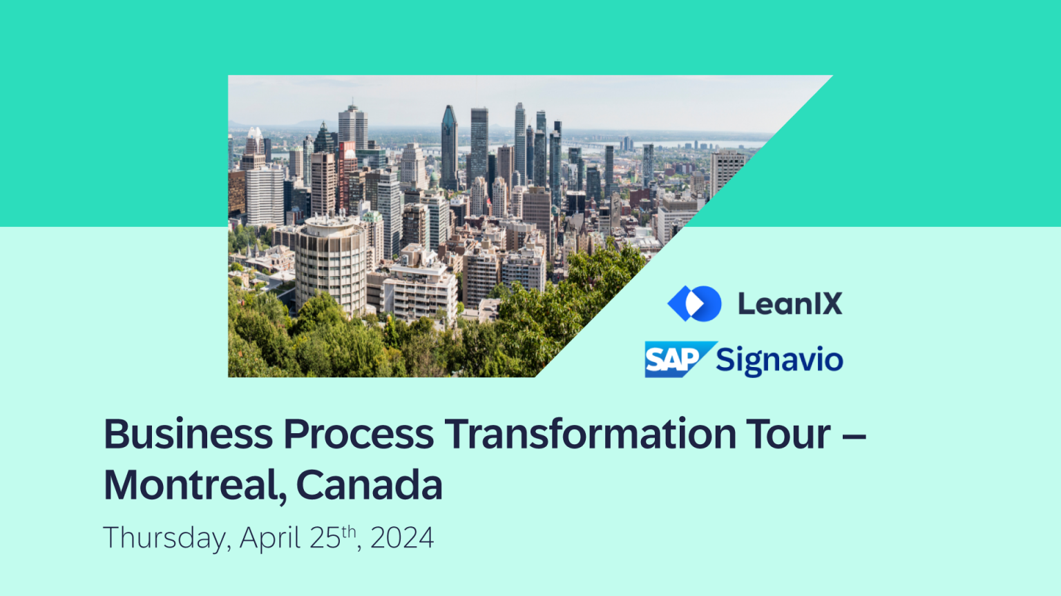 Welcome to Business Process Transformation Tour - SAP Signavio
