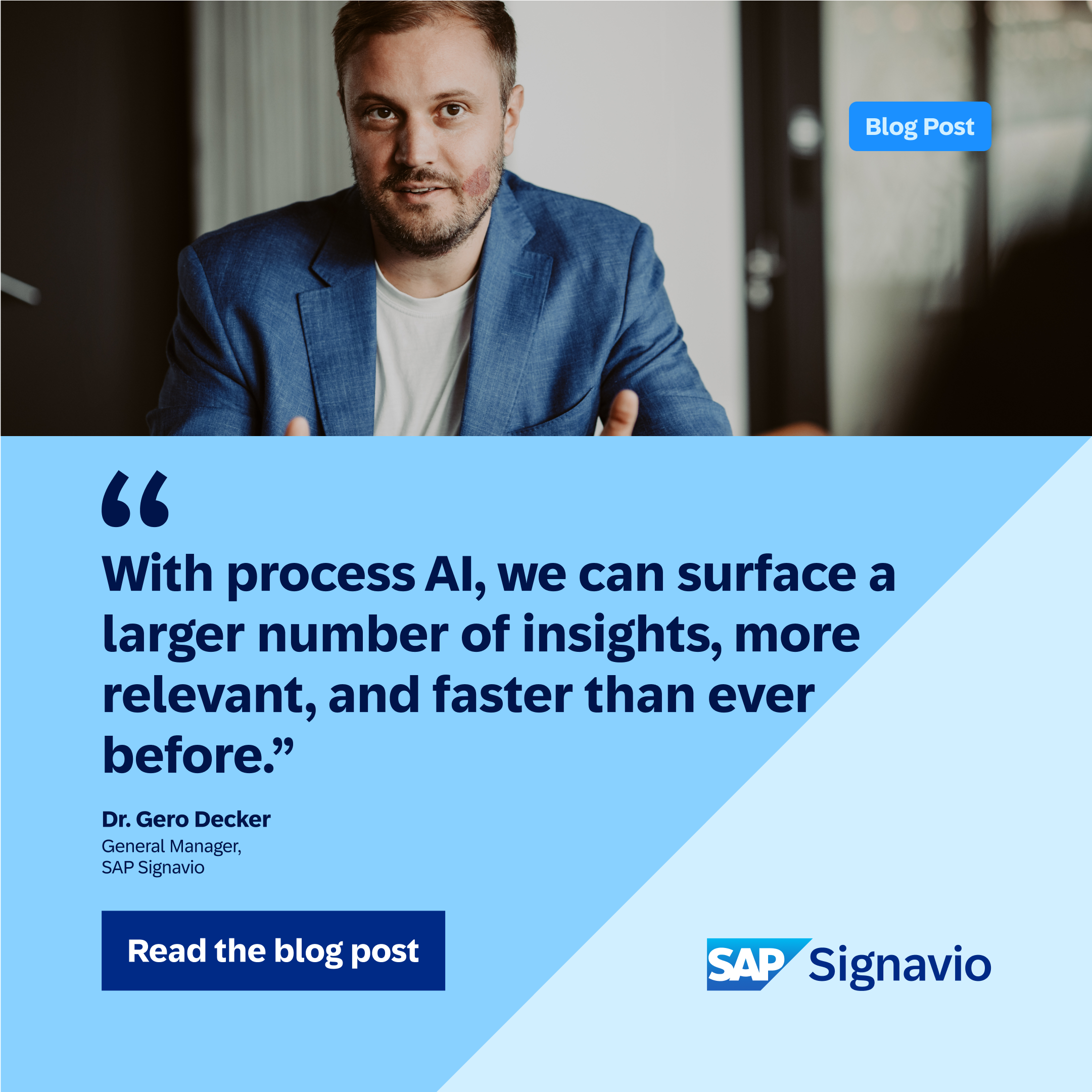 Process AI revealed at SAP Sapphire: An interview with Gero Decker ...