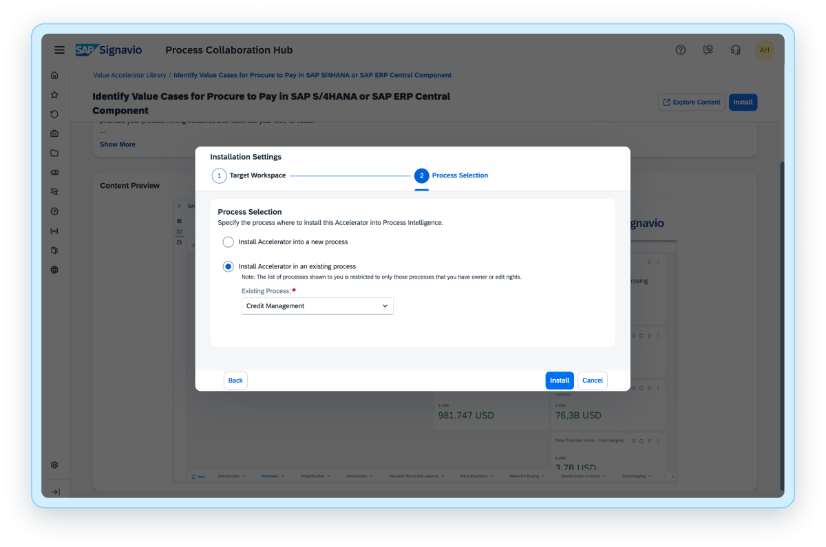 SAP Signavio Value Accelerator Library