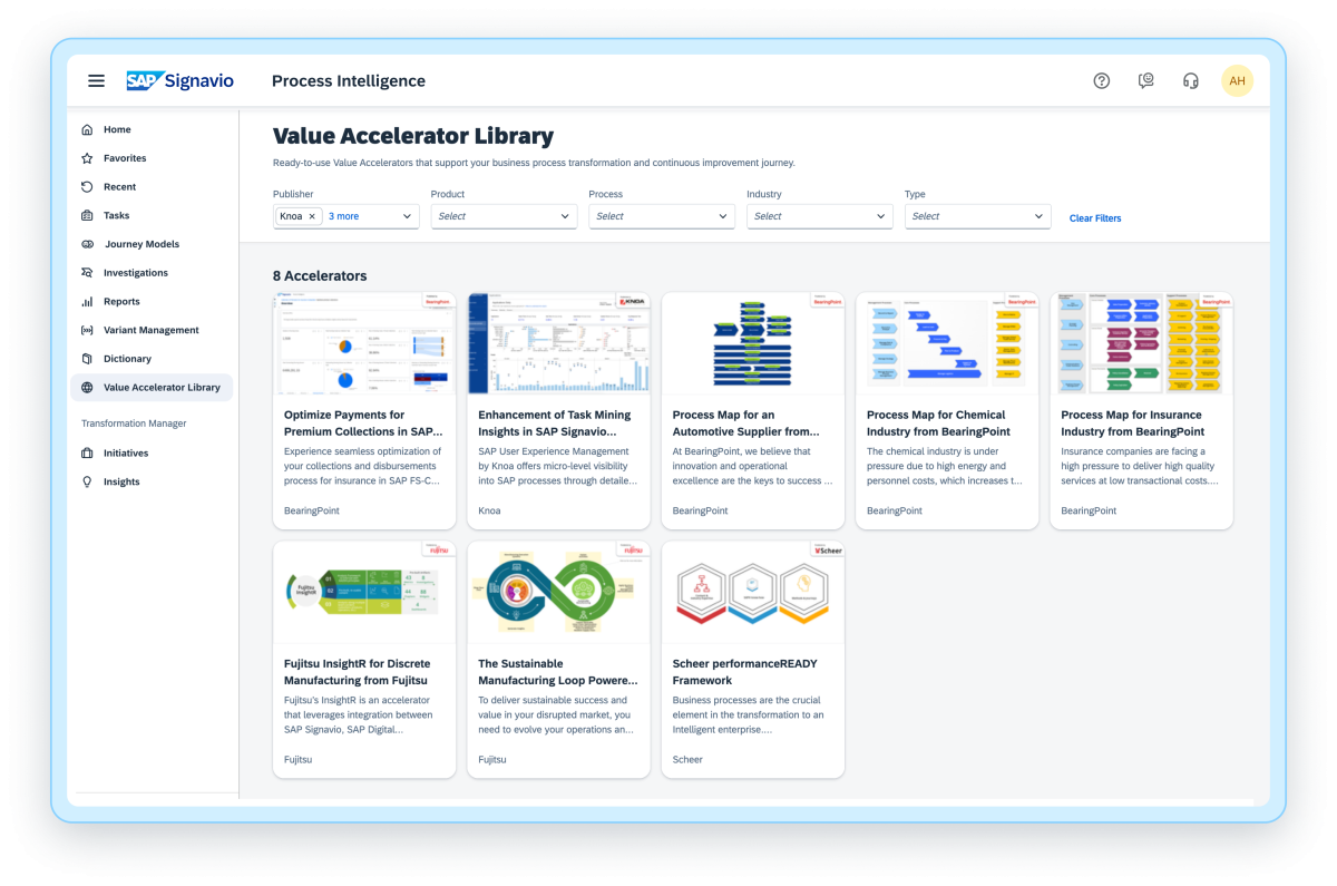 SAP Signavio Value Accelerator Library