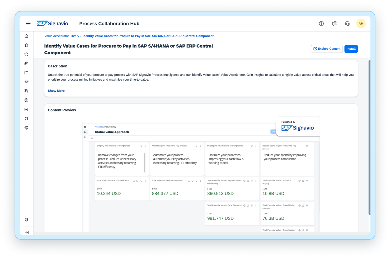 SAP Signavio Value Accelerator Library