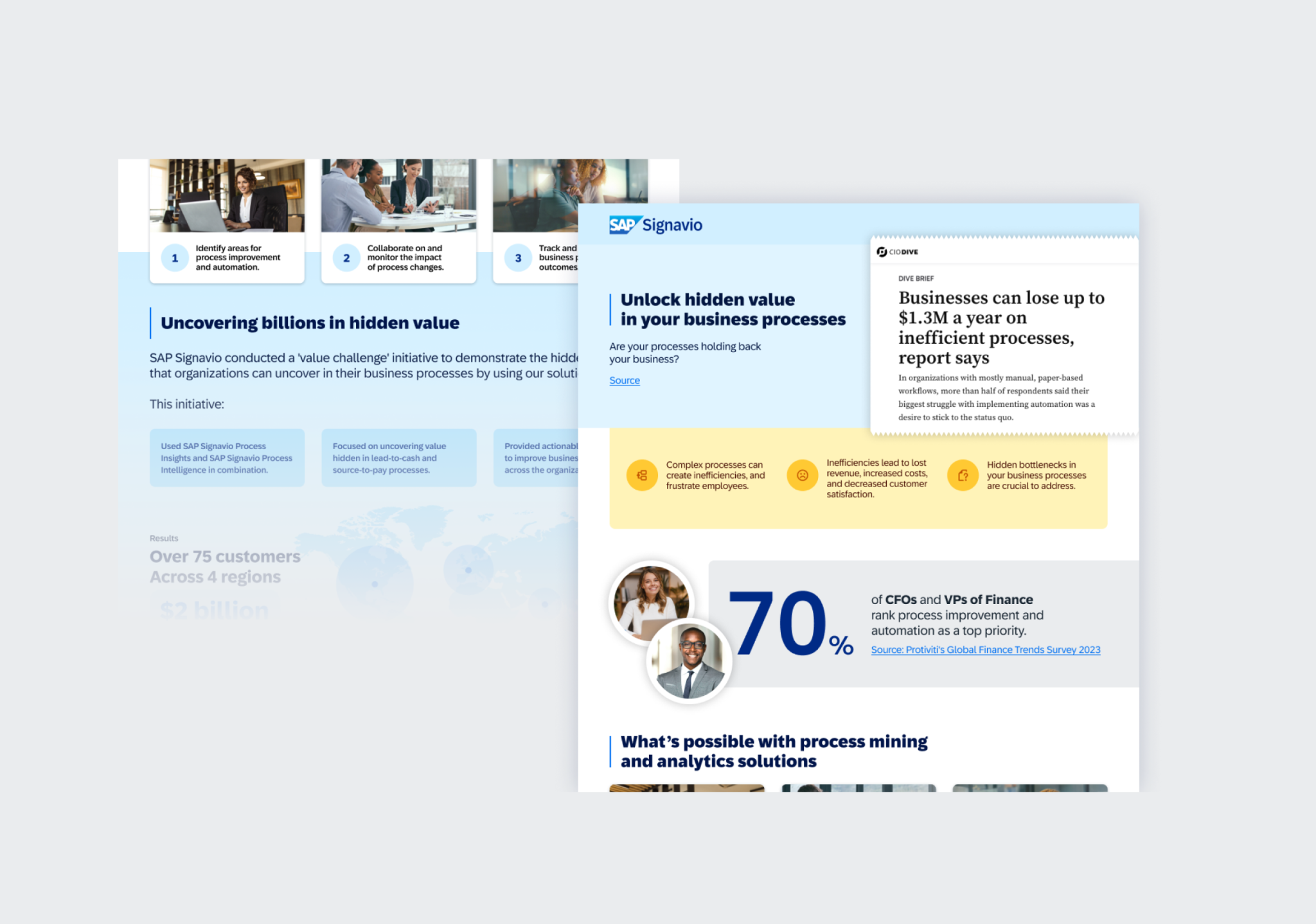 Signavio Resource Center : BPM resources filtered by industry and topics