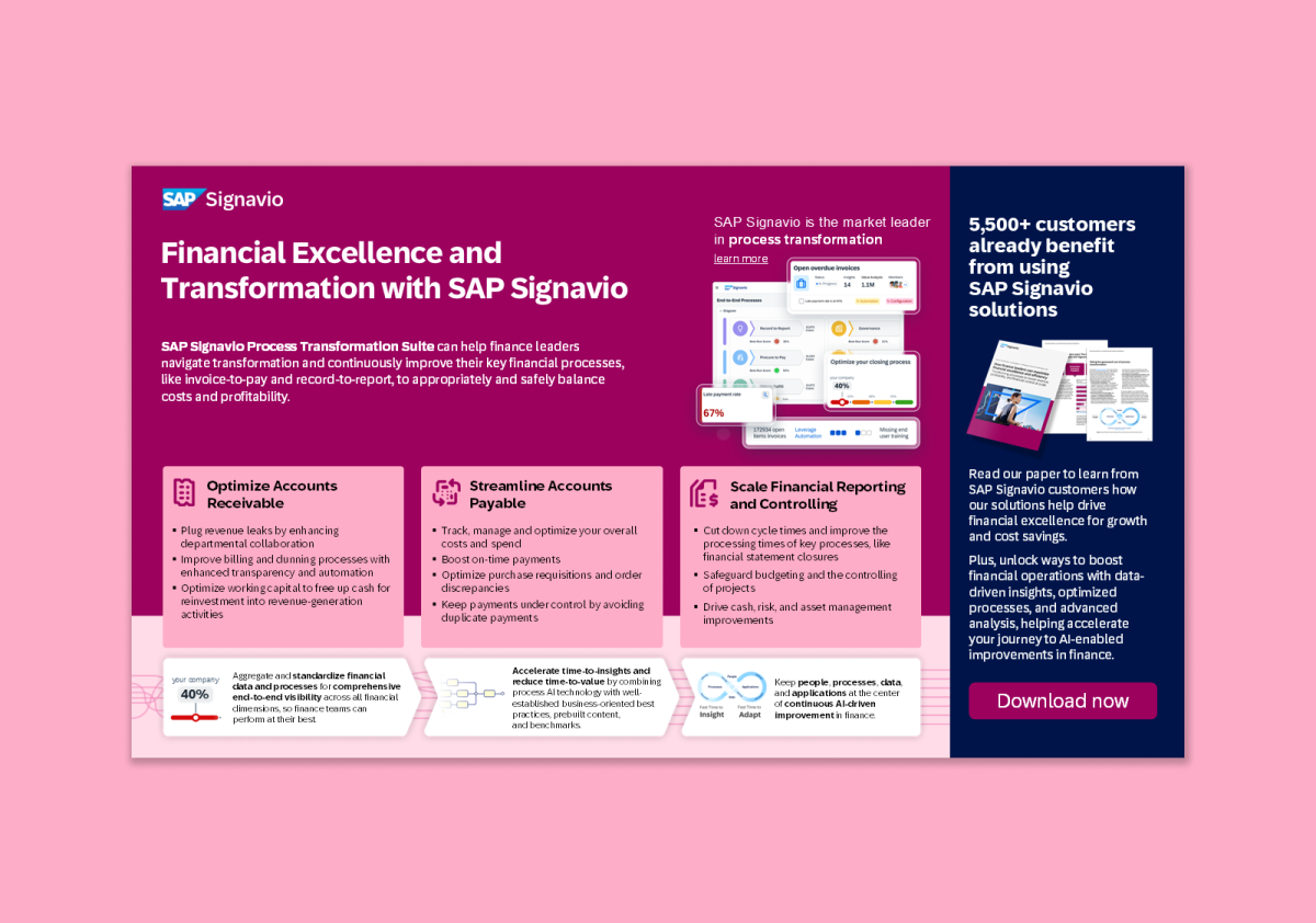 Signavio Resource Center : BPM resources filtered by industry and topics