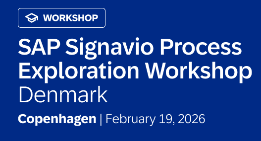 SAP Signavio Process Exploration Workshop Denmark - SAP Signavio